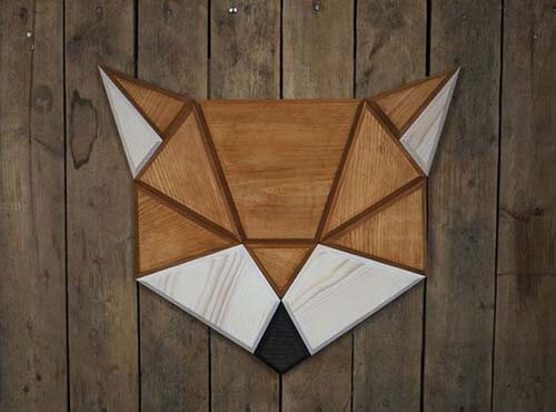 Come creare quadri con forme geometriche in legno - Arrediamo